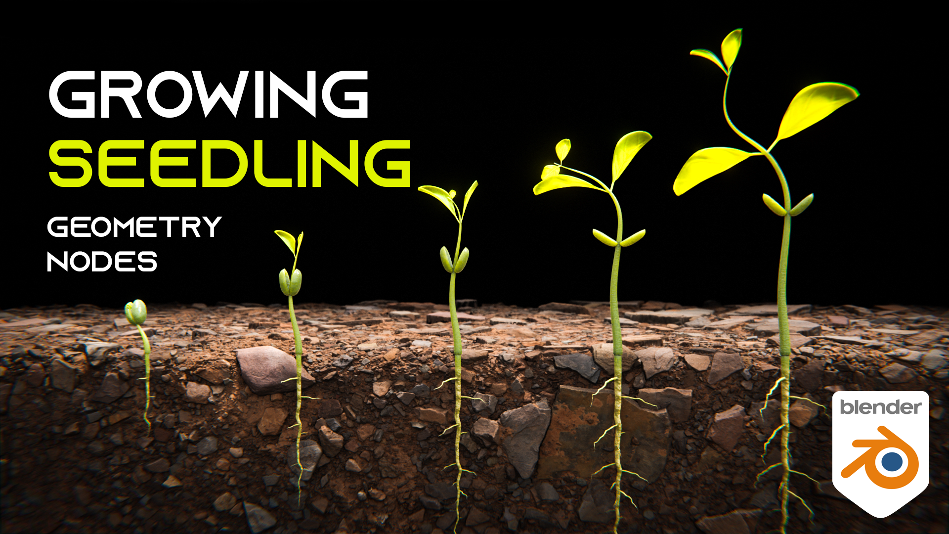 Growing Seedling Plant | Geometry Nodes - Blender Market
