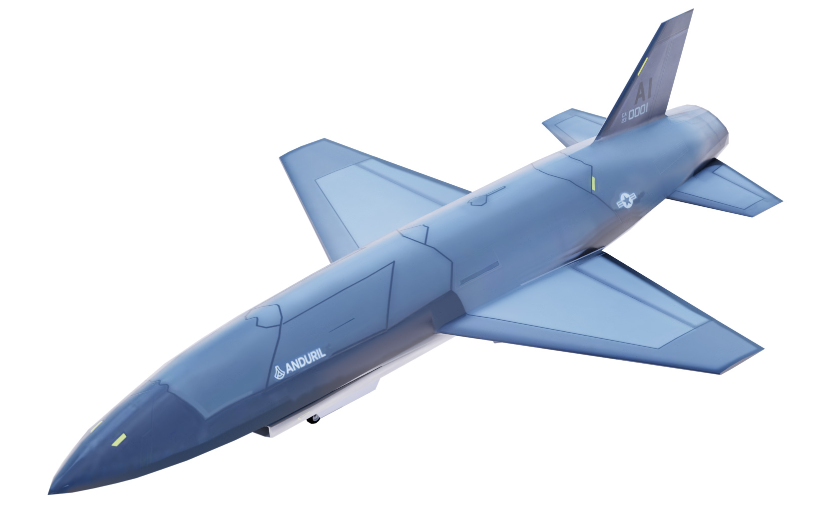 Anduril Fury drone - Blender Market