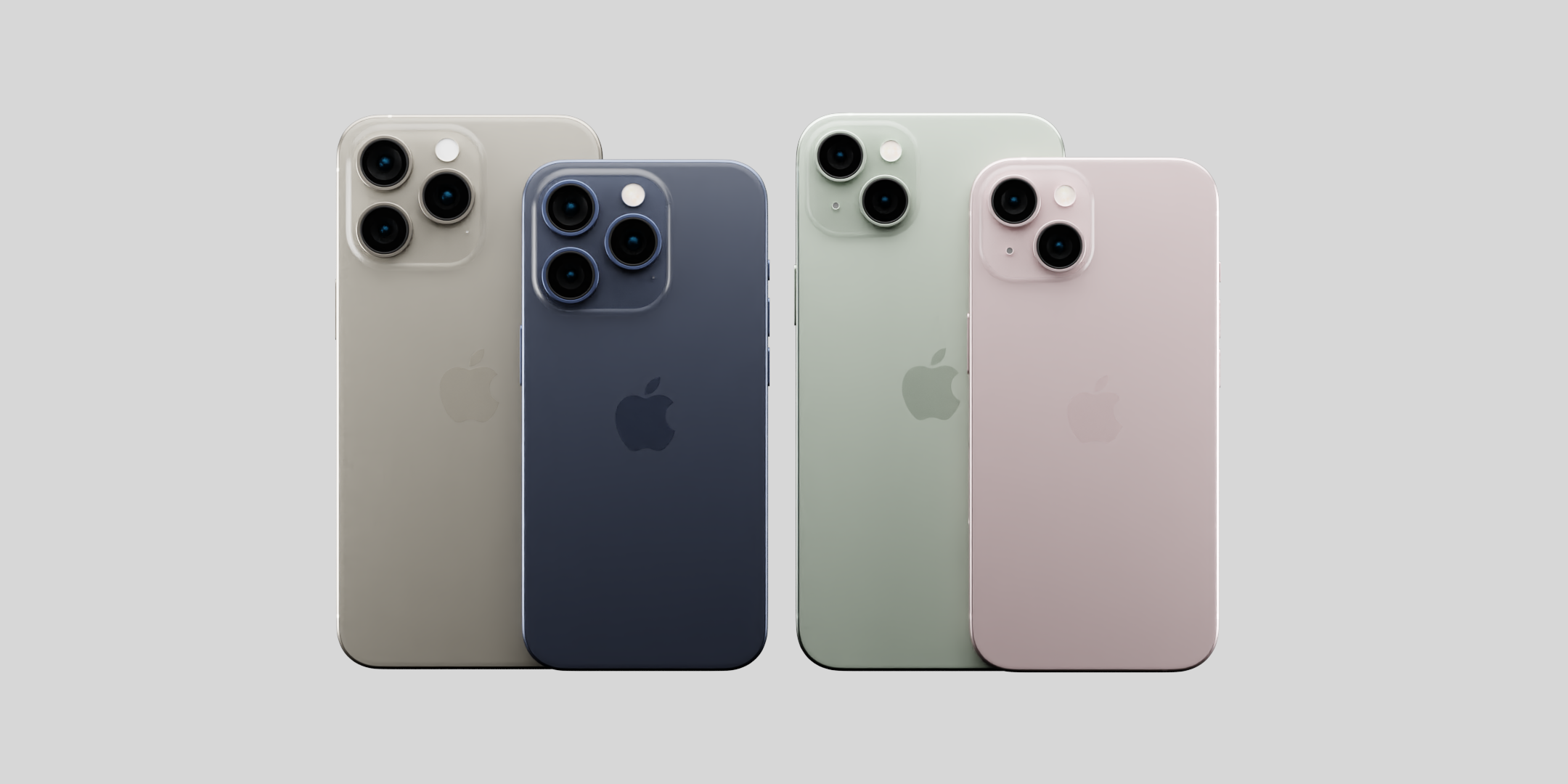 Apple iPhone 15 All Models in Official Colors and Design - Blender Market