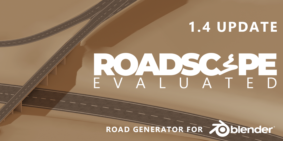 【アドオン紹介】Roadscape Evaluated – 大規模な道路を地形と一緒に生成！ | CGbox
