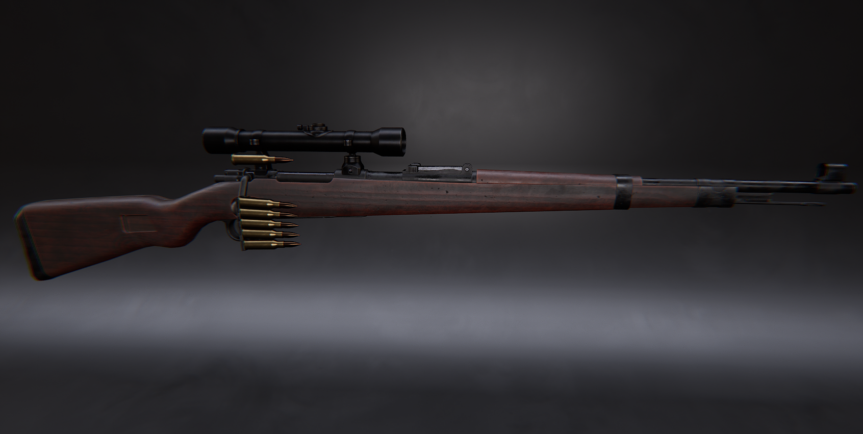 Aaa KAR98 Game Ready Pbr Vr / Ar / Low-Poly 3D Model - Blender Market