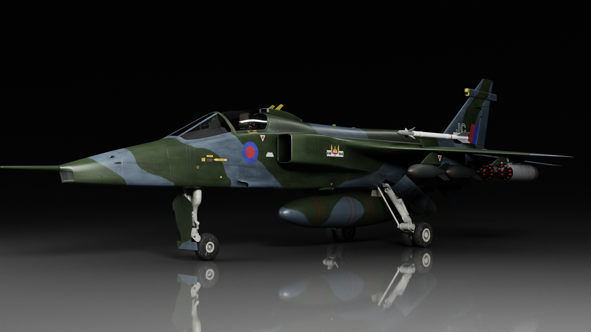 Sepecat Jaguar GR3 - Blender Market