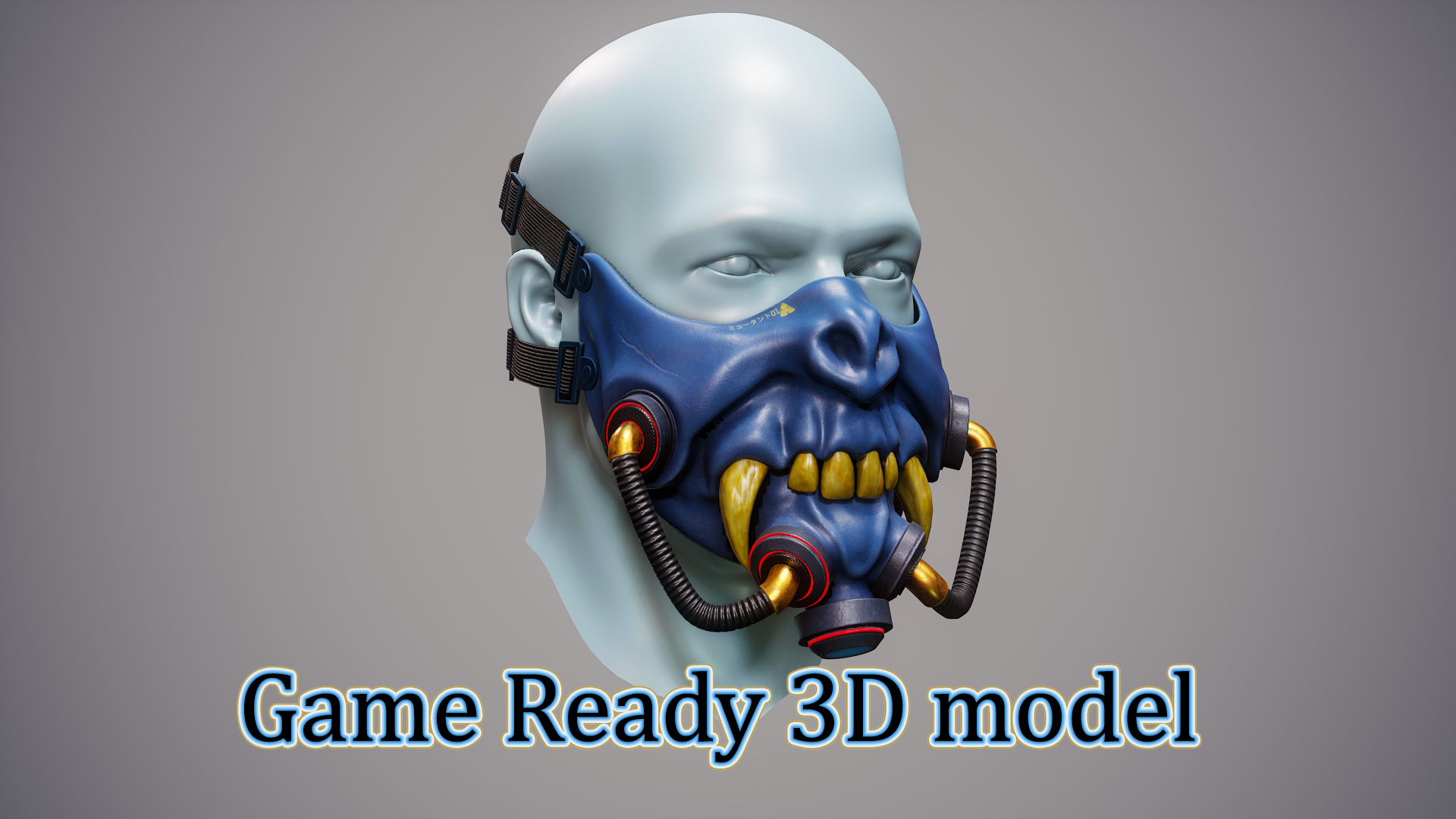 Cyber Mask 01 - Blender Market