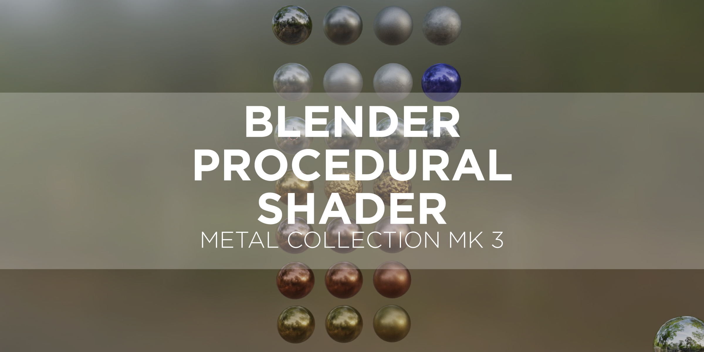 Blender Procedural Metal Shader - Blender Market