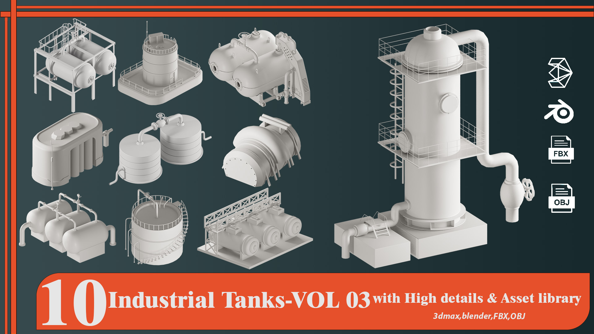 Industrial Tanks VOL-03 - Blender Market