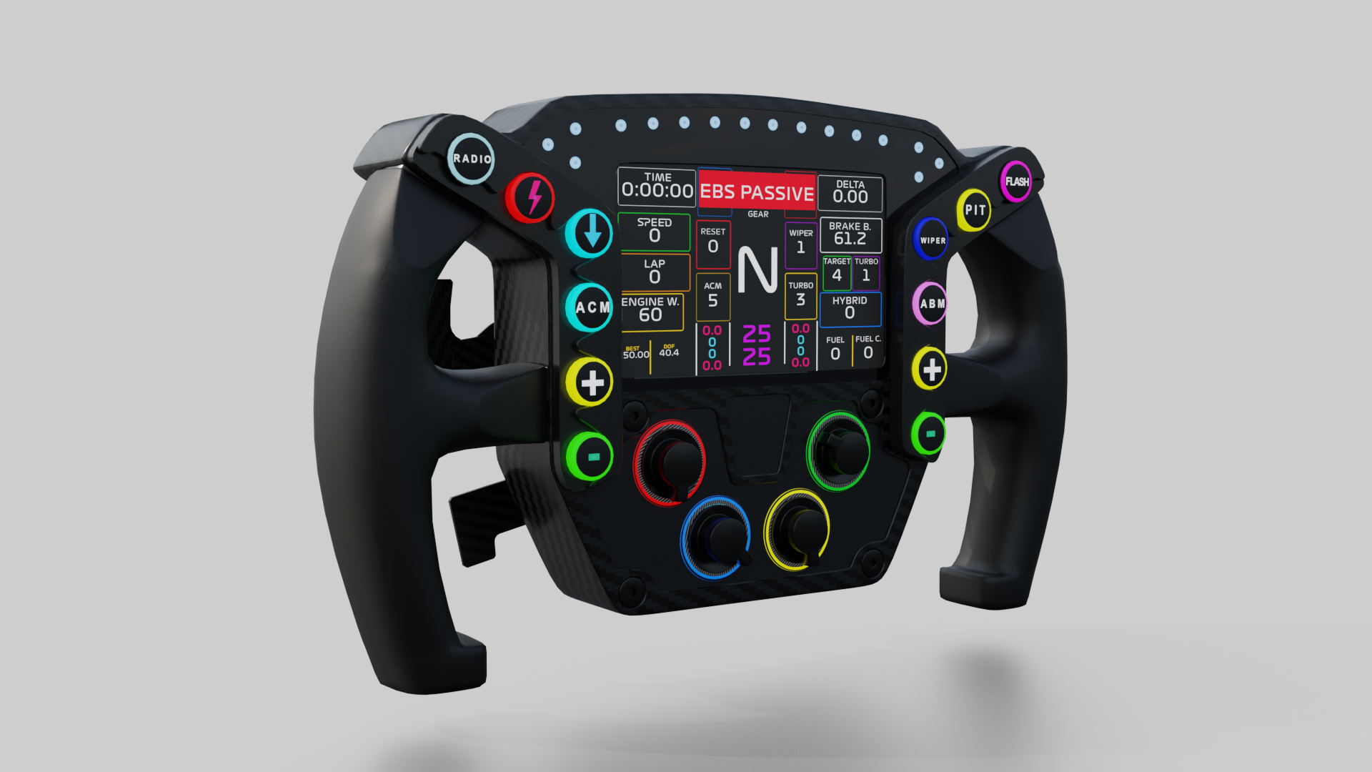 LMDh steering wheel - Blender Market