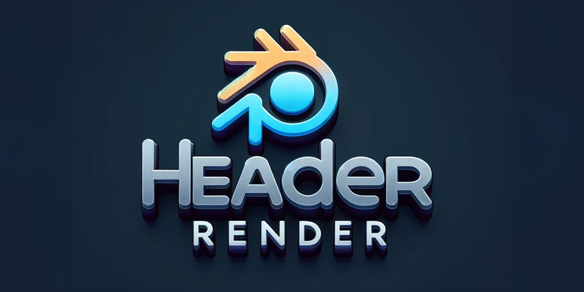 Header Render - Blender Market