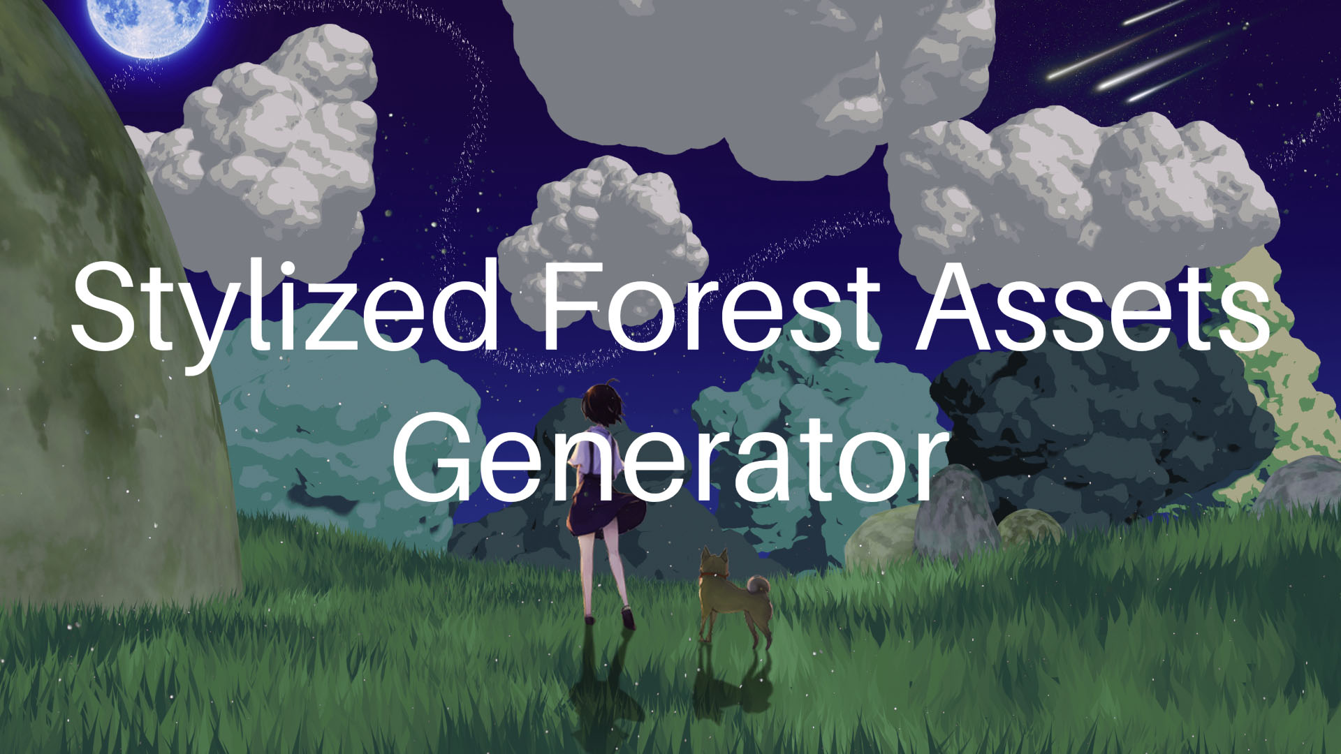 Stylized Forest Assets Generator - Blender Market