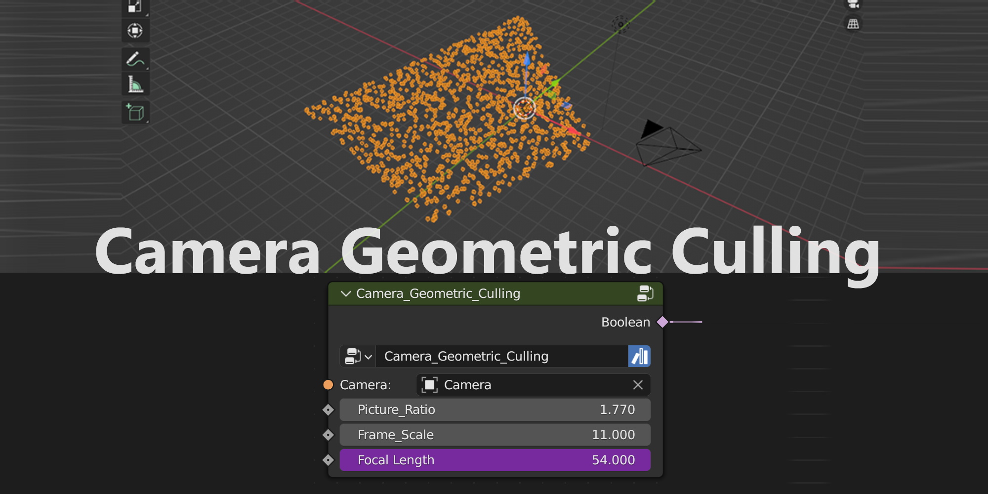 Geometry Node Camera Culling Blender Market