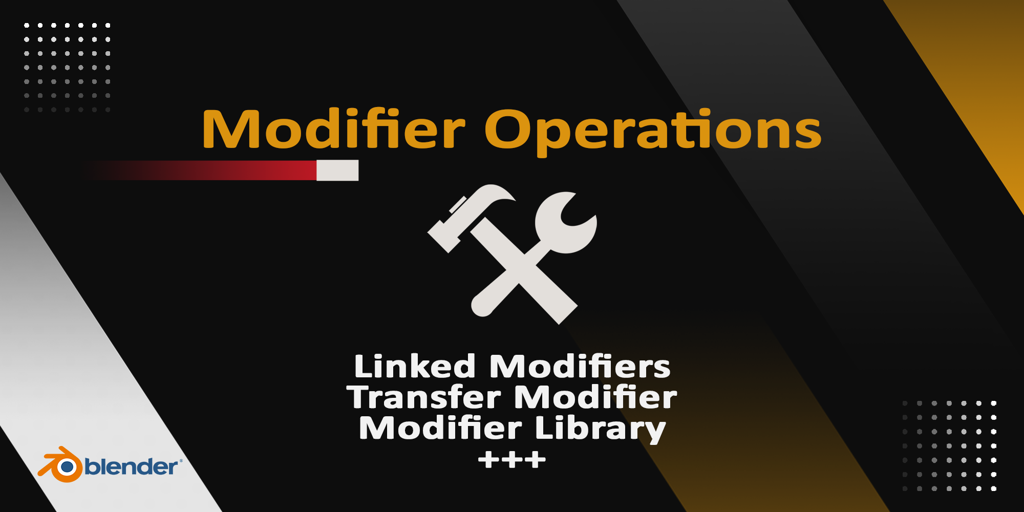 Modifier Operations - Blender Market