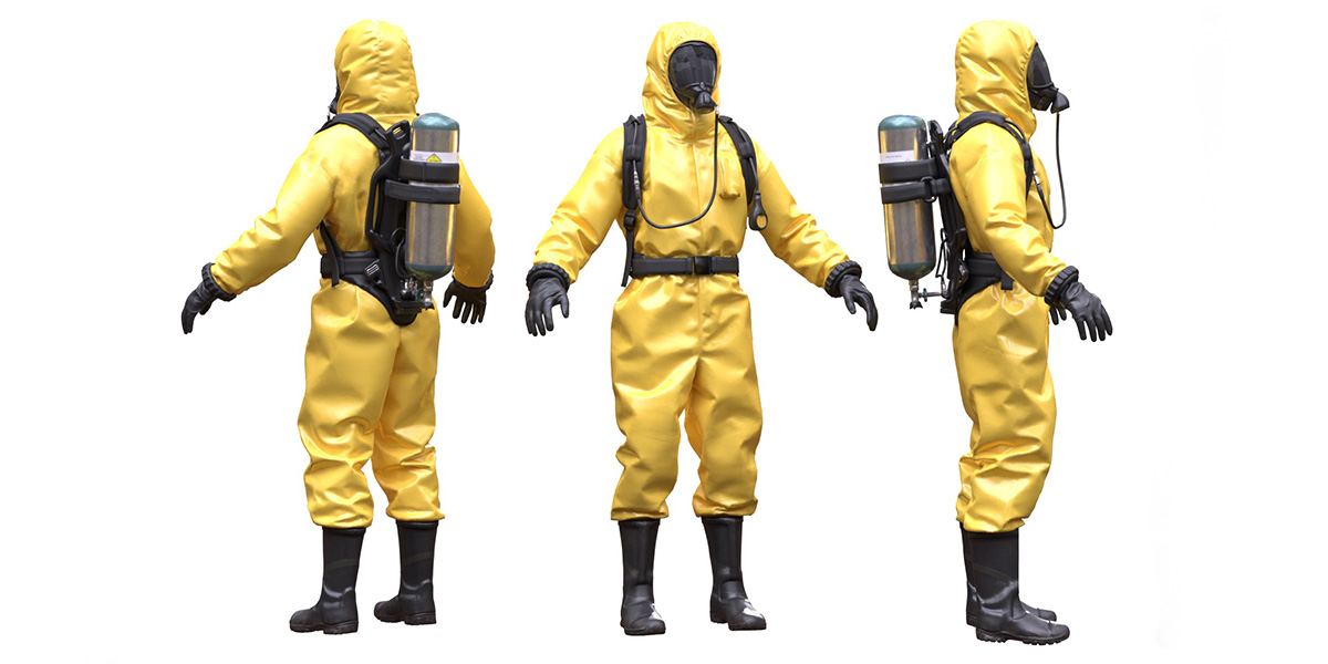 Hazmat Suit - Blender Market