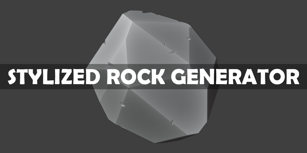 Stylized Rock Generator - Blender Market