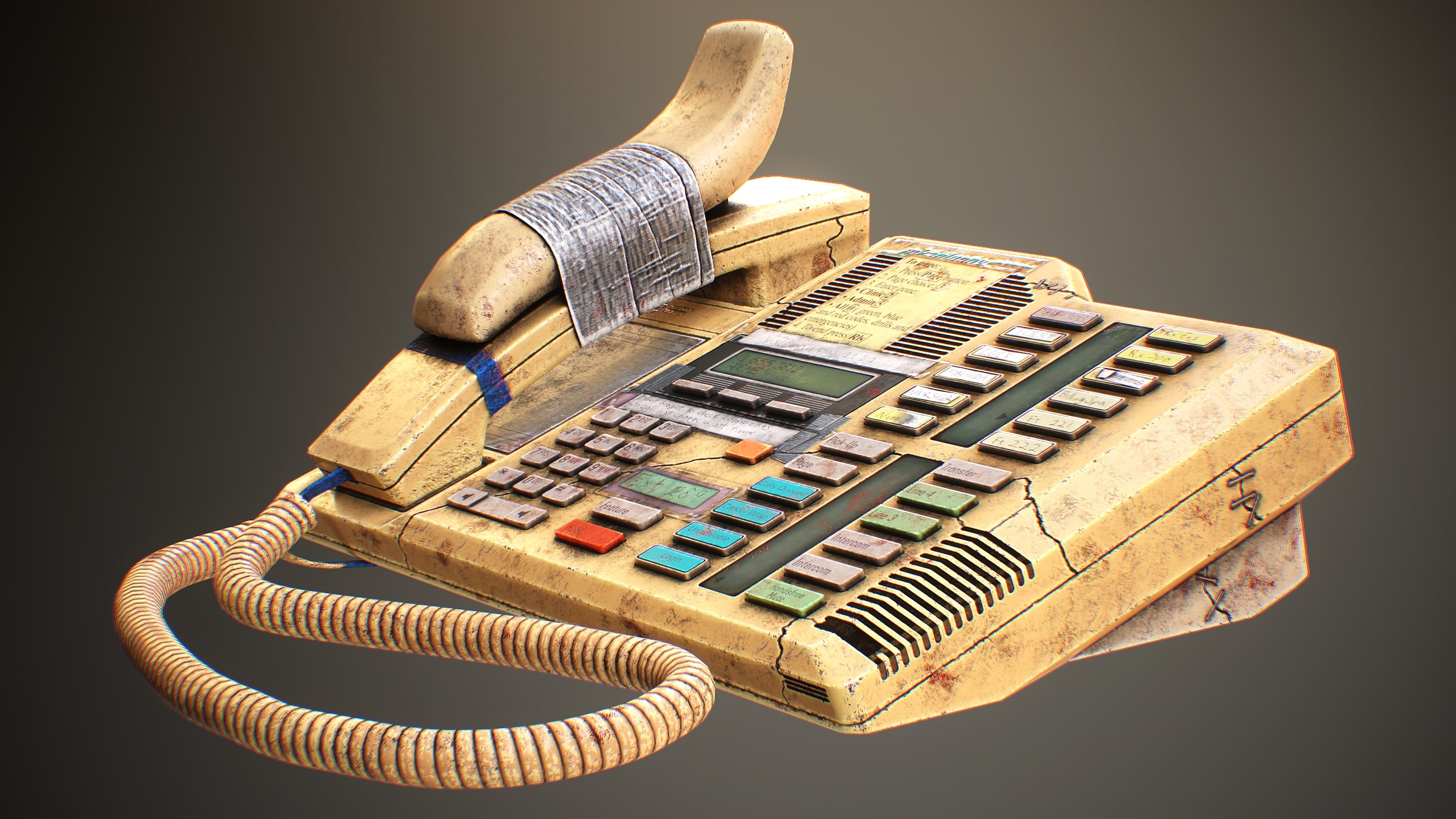OFFICE PHONE (Nortel NT8B40 M7324) game-ready - Blender Market