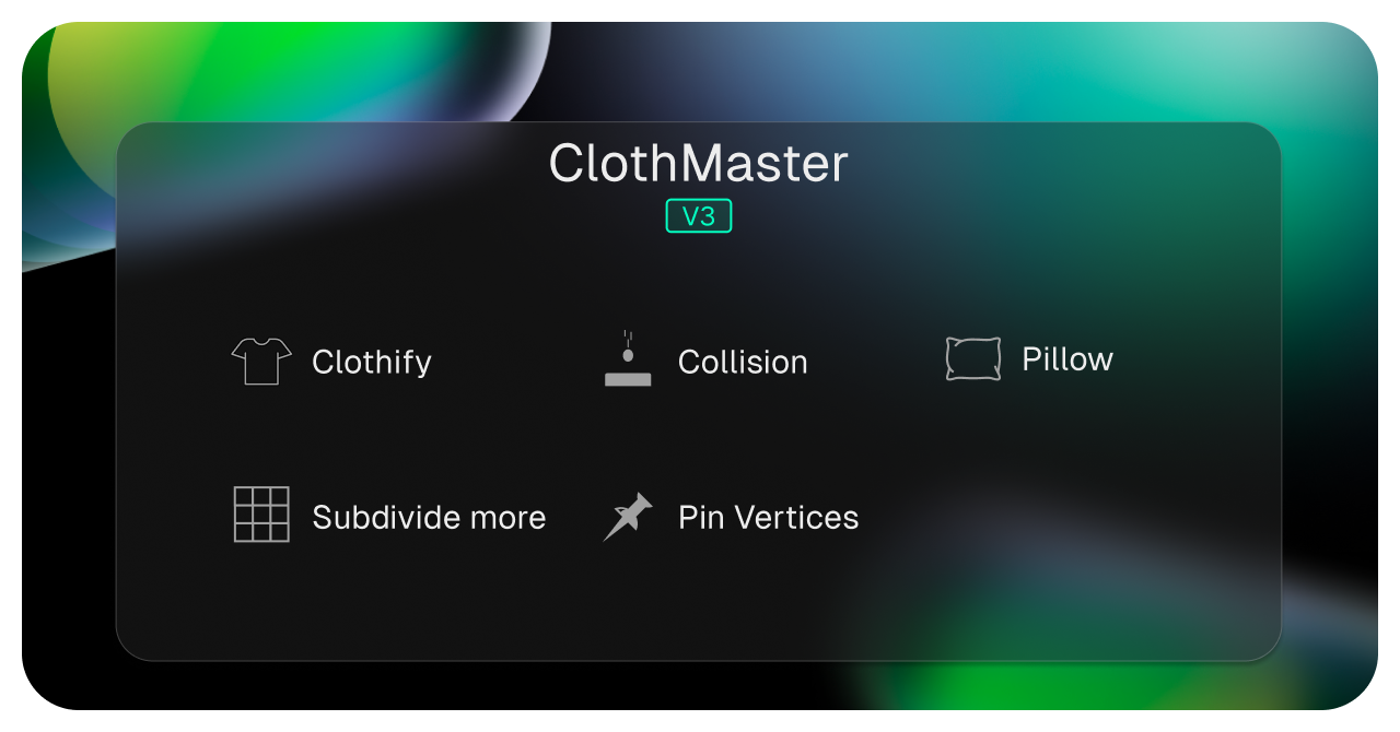 【アドオン紹介】Clothmaster – クロスシミュレーションを爆速化！ | CGbox