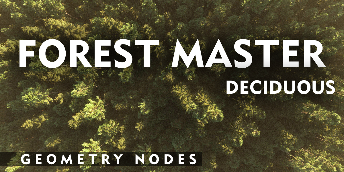 【アドオン紹介】Forest Master – 自由に描いて森を生成！ | CGbox