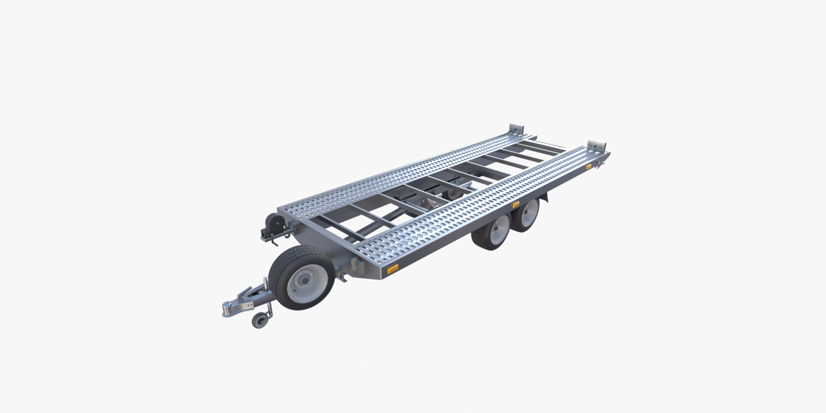Car trailer v1 - Blender Market