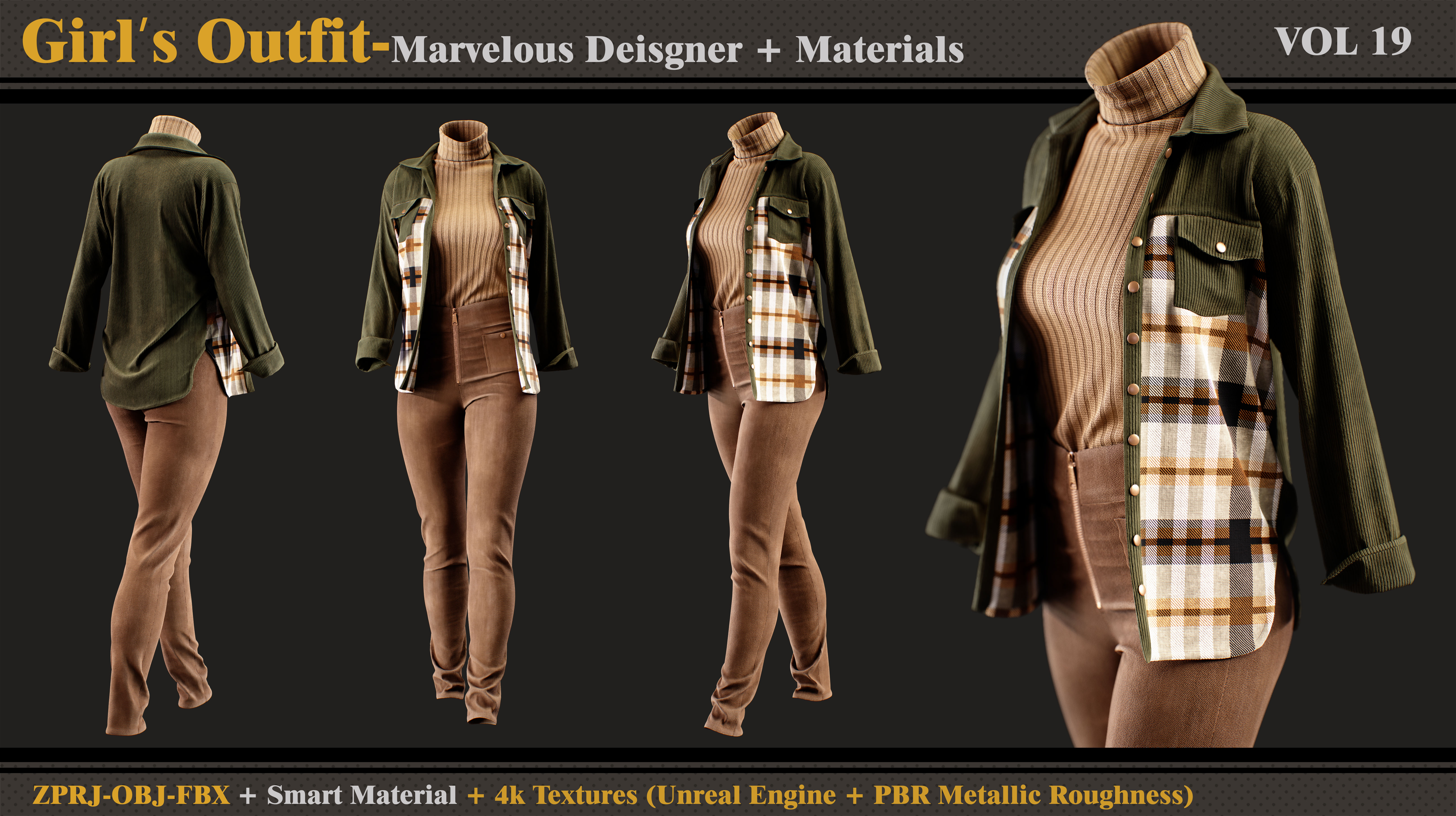 Girl's Outfit 19 - Blender Market