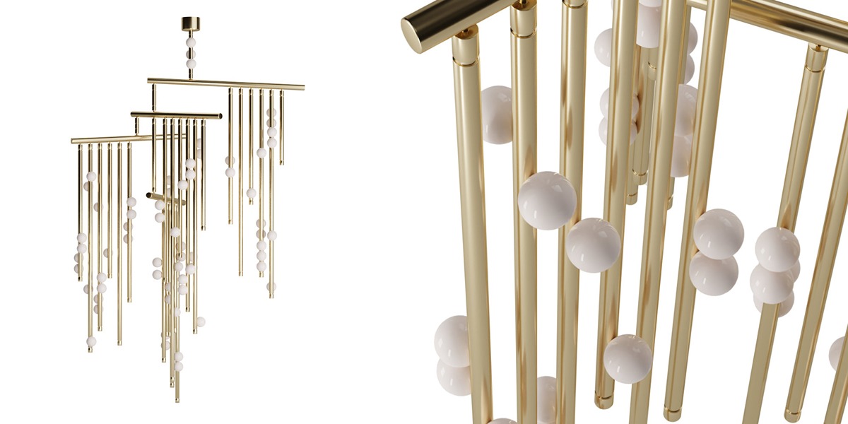 76-bulb Drop System Chandelier - Blender Market