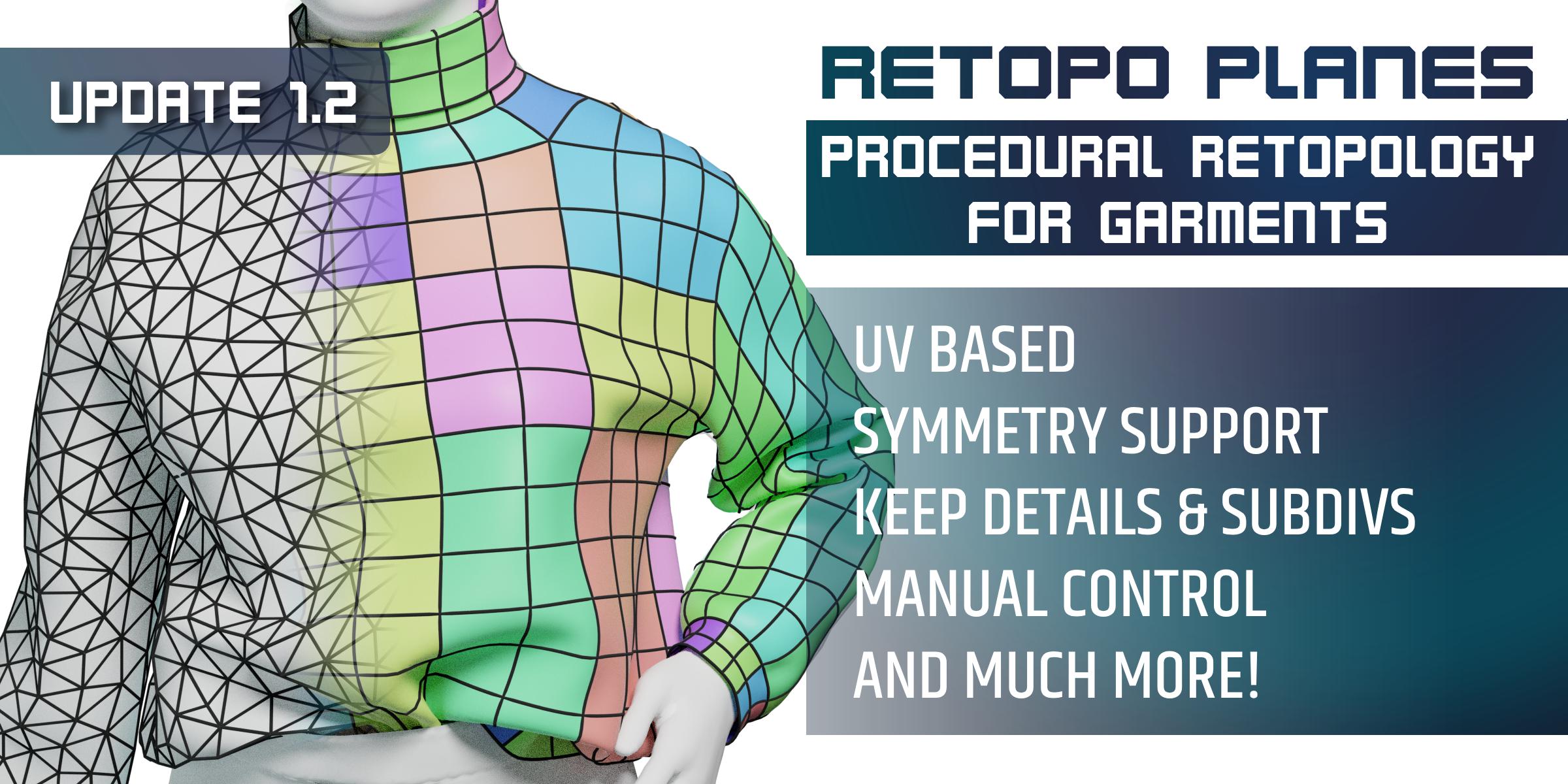 Retopo Planes - Blender Market