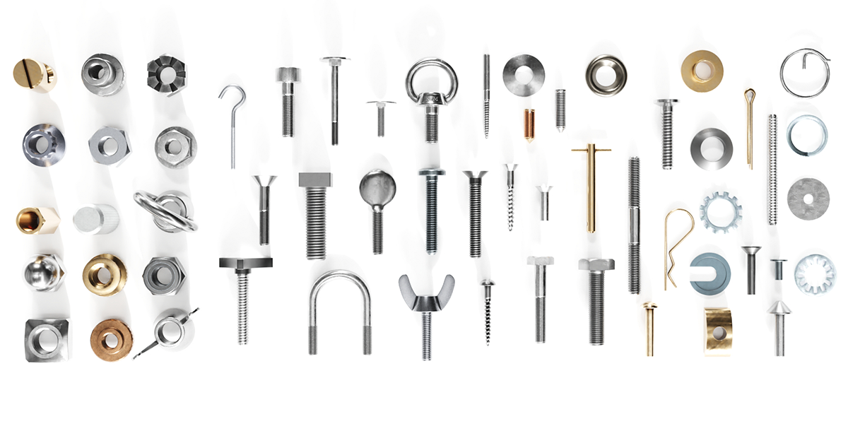 Large collection of fasteners - Blender Market