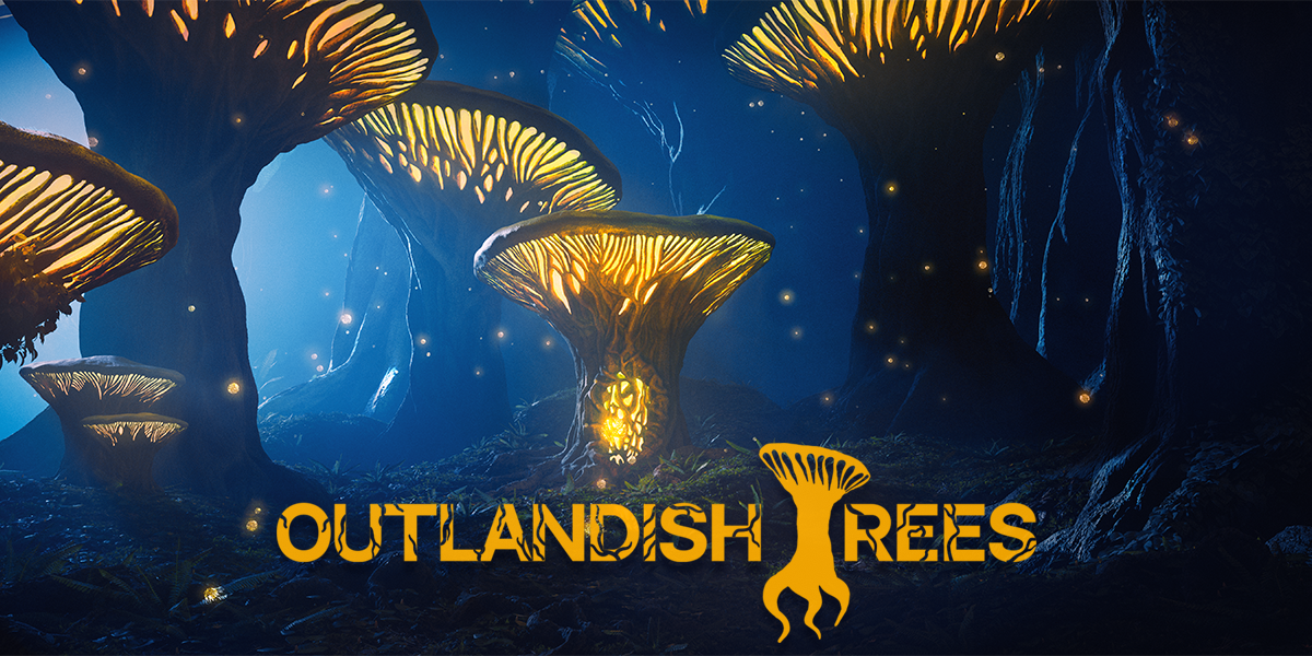 Fantasy & Alien Trees - Outlandish Trees - Blender Market