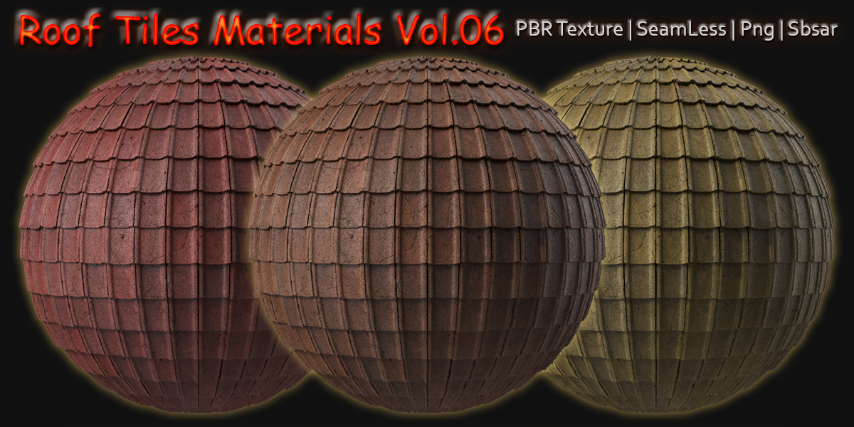 Roof Tiles Materials 06- Concrete Roofing - Blender Market