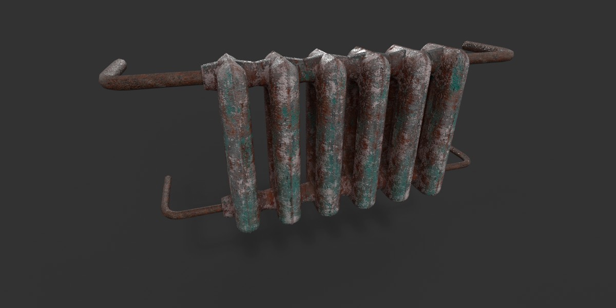 Old Cast Metal Radiator - Blender Market