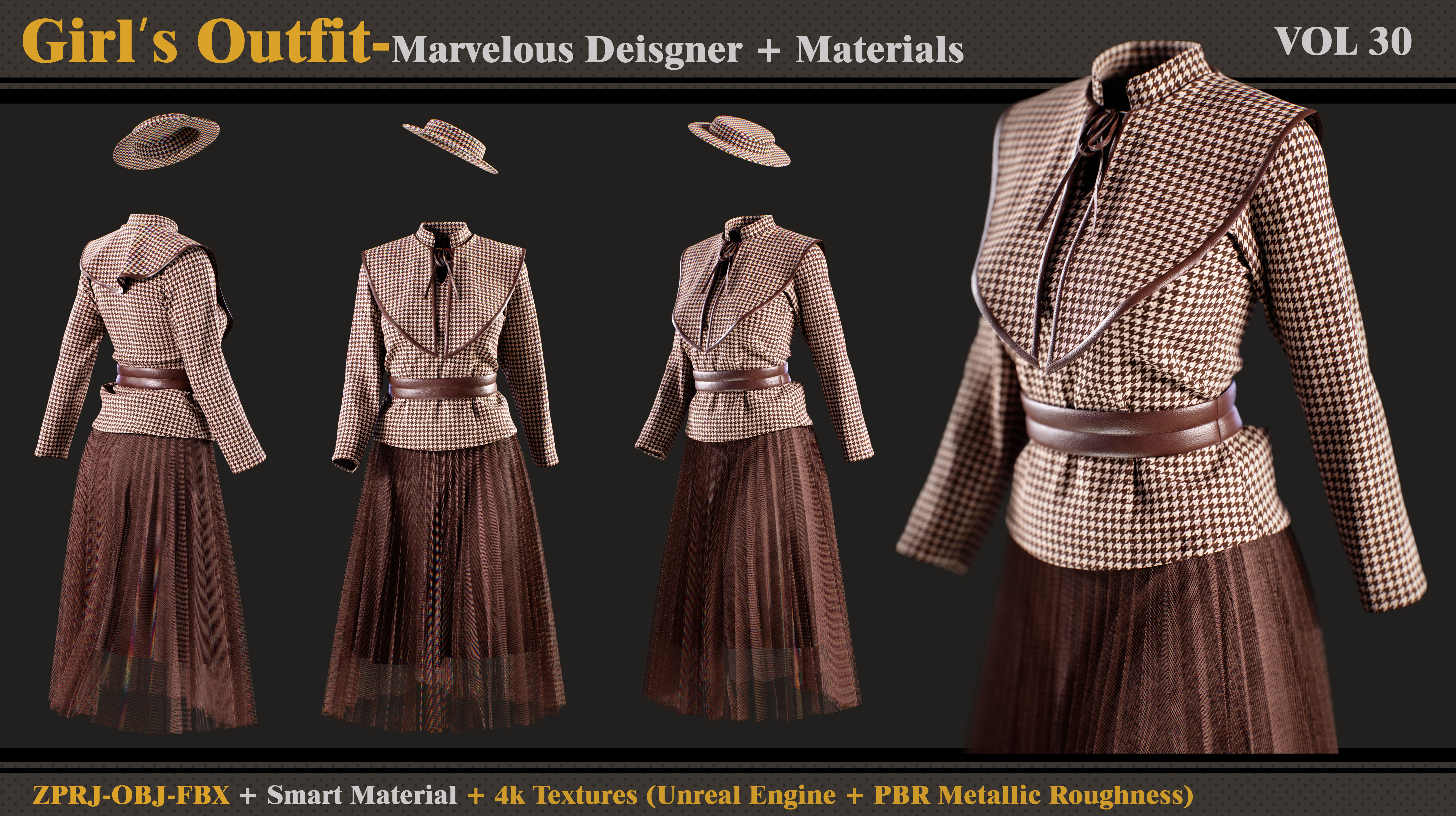 Girl's Outfit 30 - Blender Market