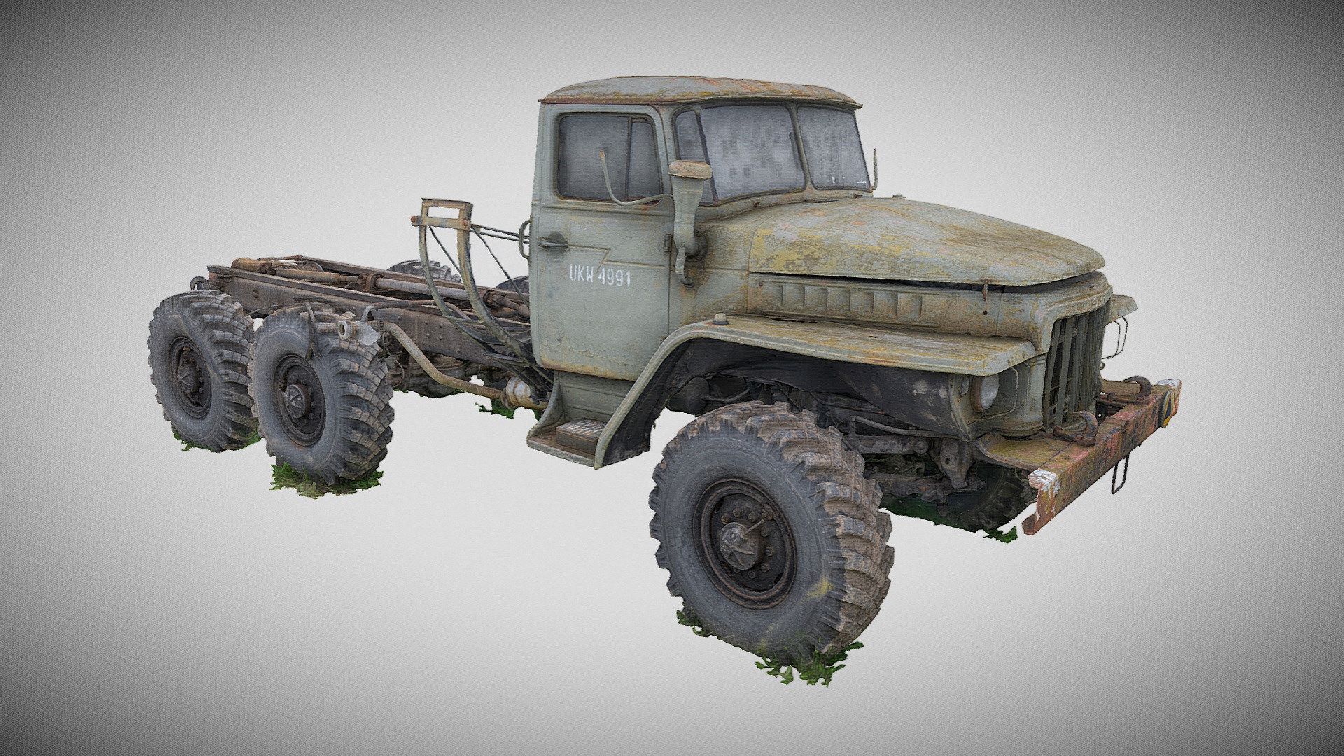 Ural 375D truck - Blender Market