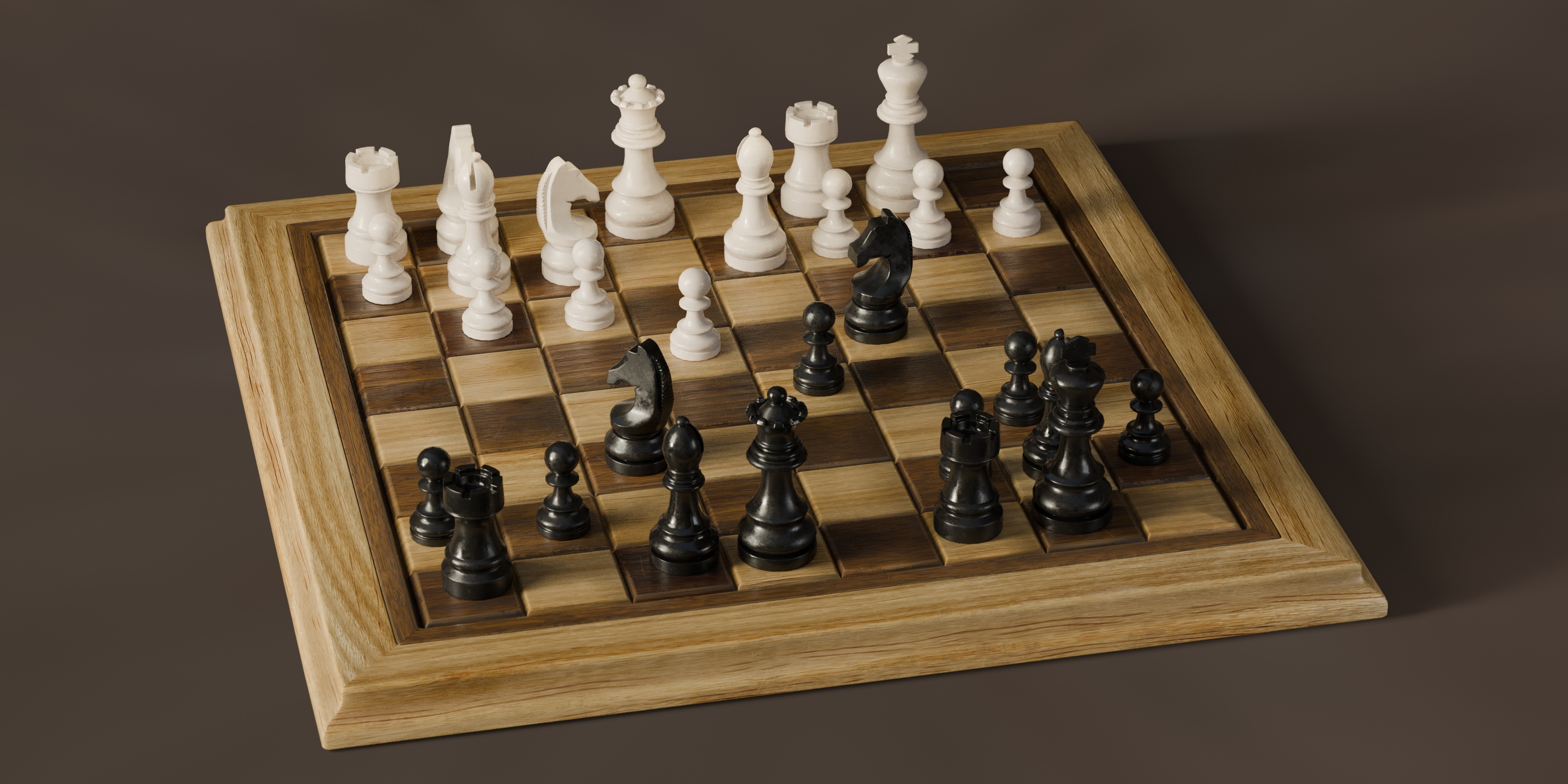 Chess set 3D - Blender Market