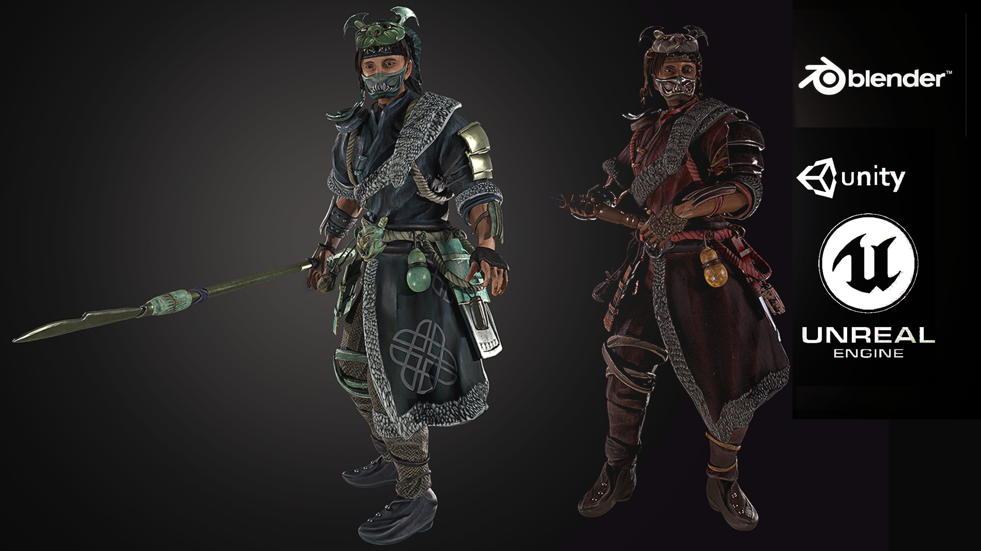 Winter Samurai - Blender Market