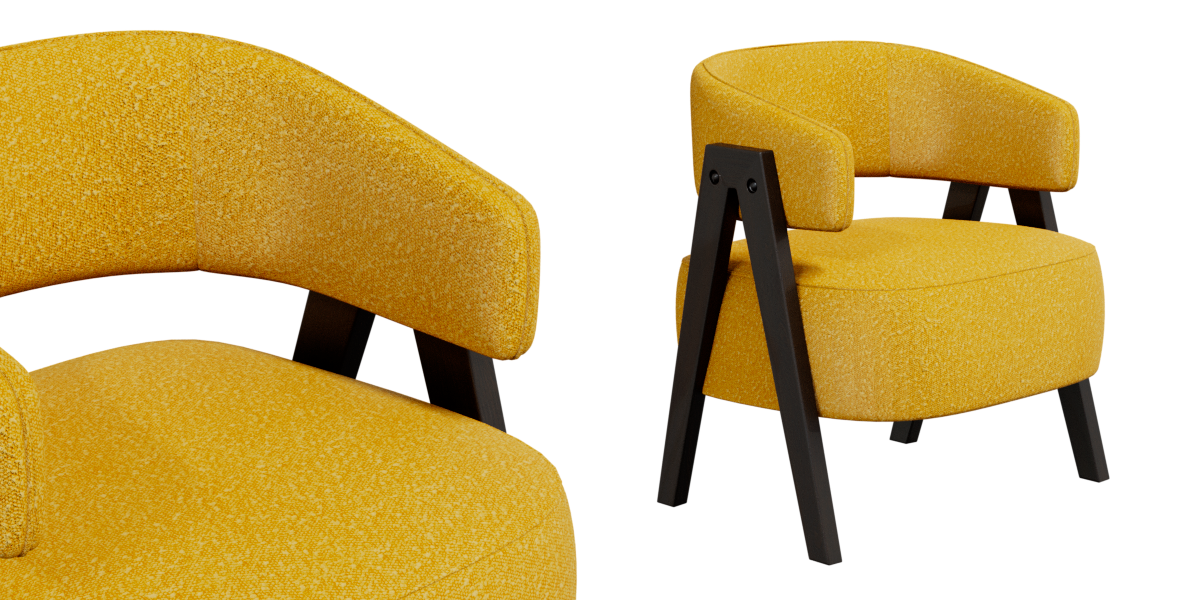 Armchair - Poliform Loai - Blender Market