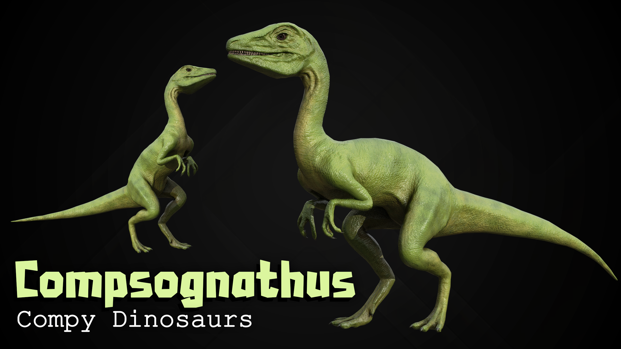 Compsognathus - Compy dinosaurs - Blender Market