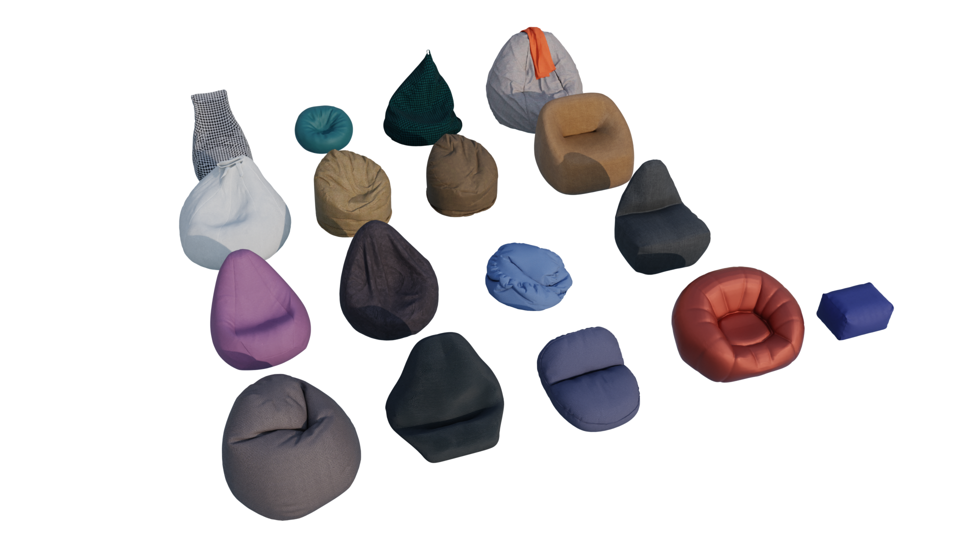 17 soft chairs - Blender Market