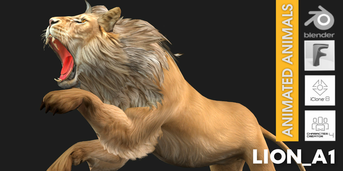Lion_A1 - Blender Market