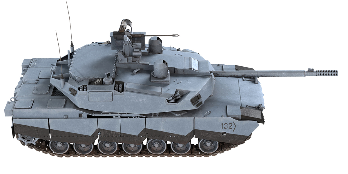 ABRAMS-X Tank - Blender Market