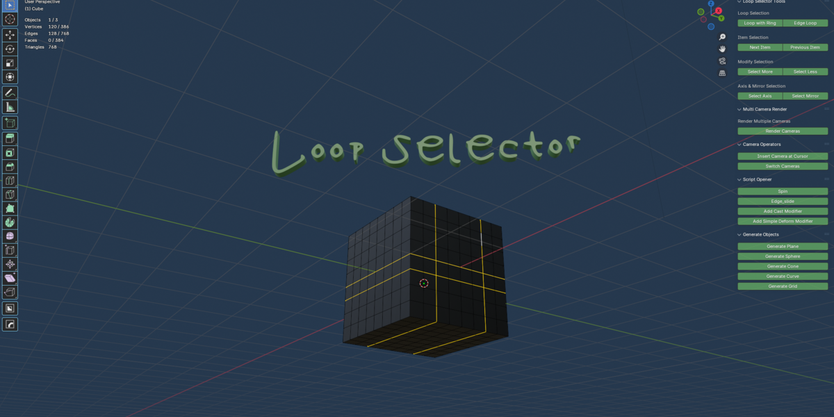Loop Selector - Blender Market Loop Selector - Blender Market