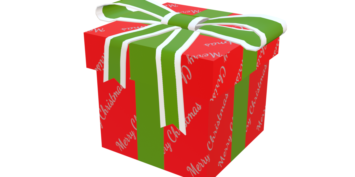 Low Poly Chrsitmas Gift 3D Model - Blender Market