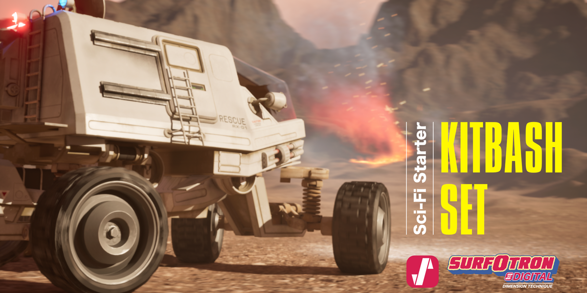 Toy Sc-Fi Kitbash Set - Blender Market