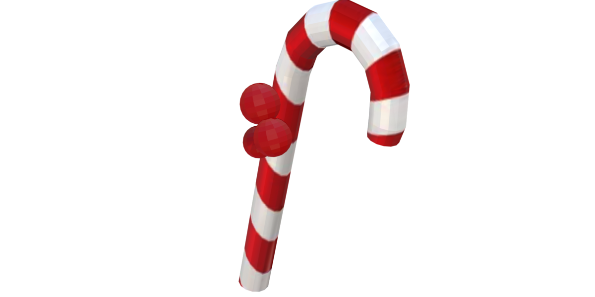 Low Poly Christmas Candy 3D Model - Blender Market
