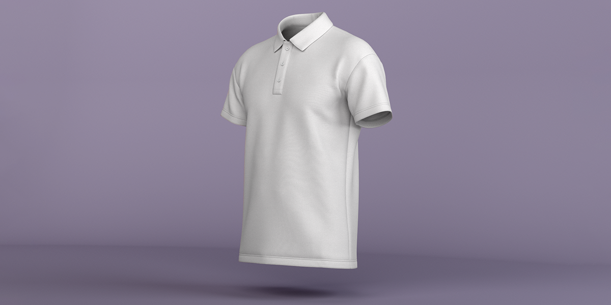Men's Polo Shirt 3D Model - Blender Market