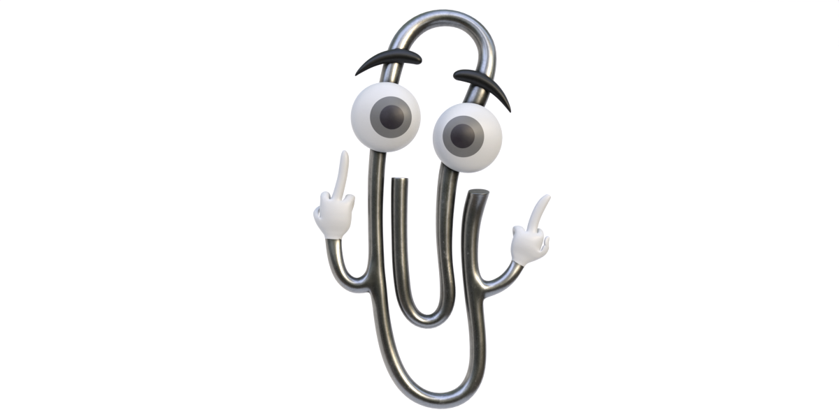 Cartoon paper clip - Blender Market