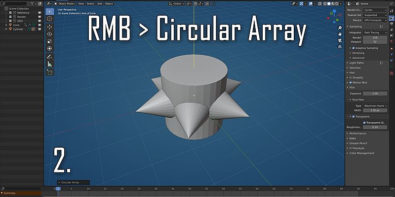 Circular array - Blender Market