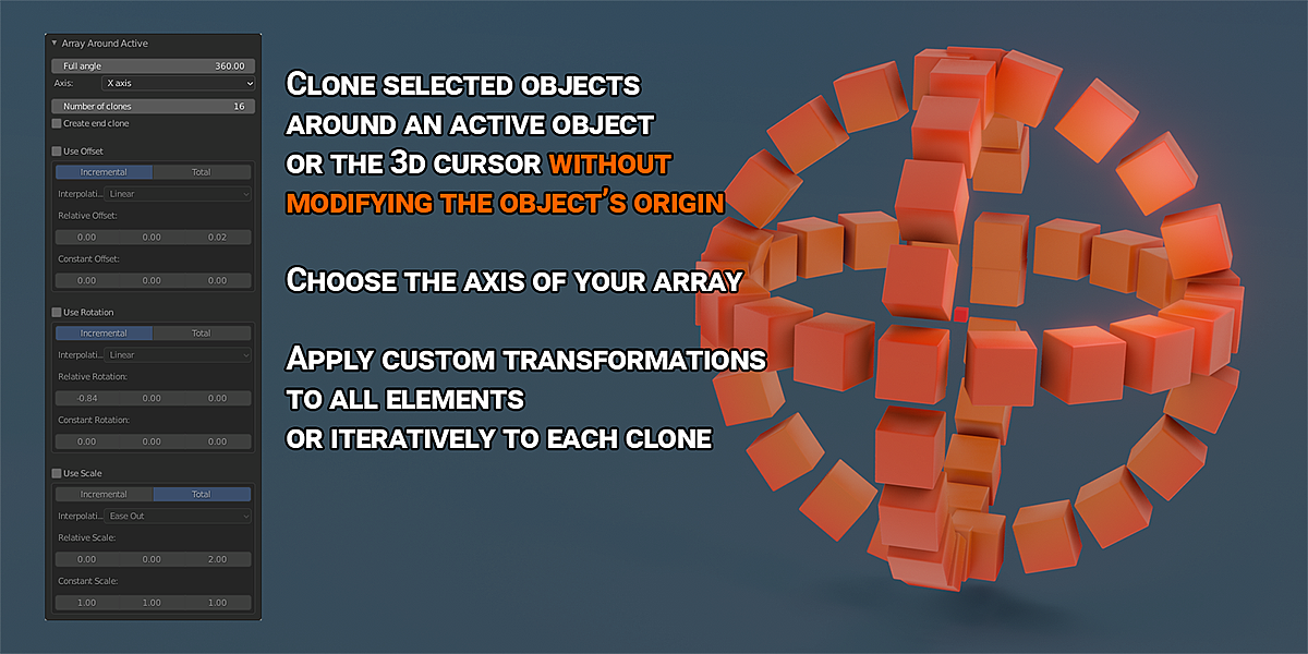 Radial Array Tool - Blender Market Radial Array Tool - Blender Market