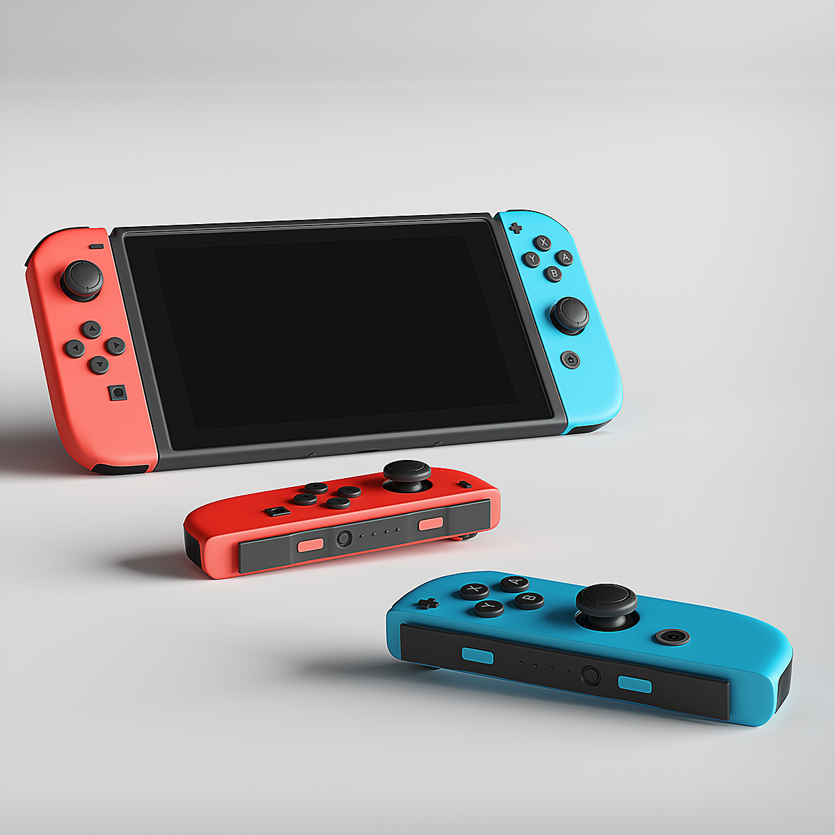 Nintendo Switch Red Cyan Grey Blender Market