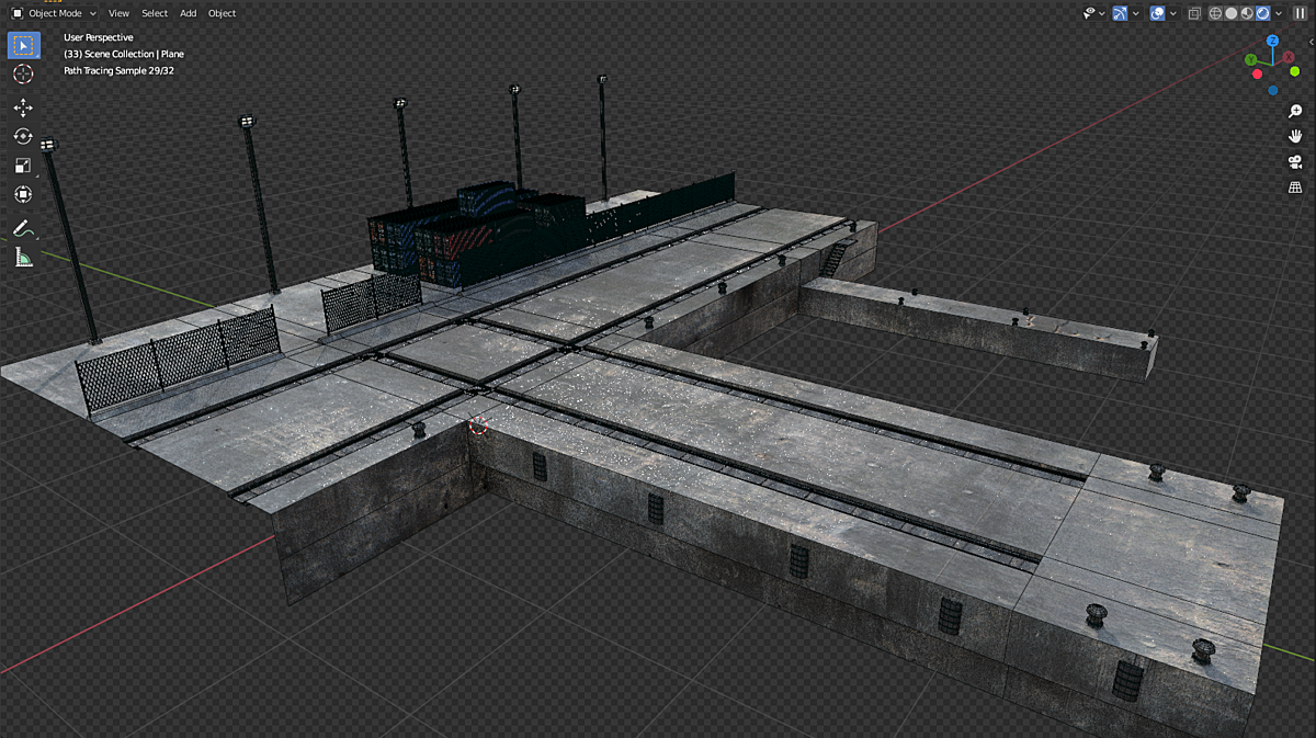 Shipyard Dock: From The Citybuilder3d Asset Add-On - Blender Market