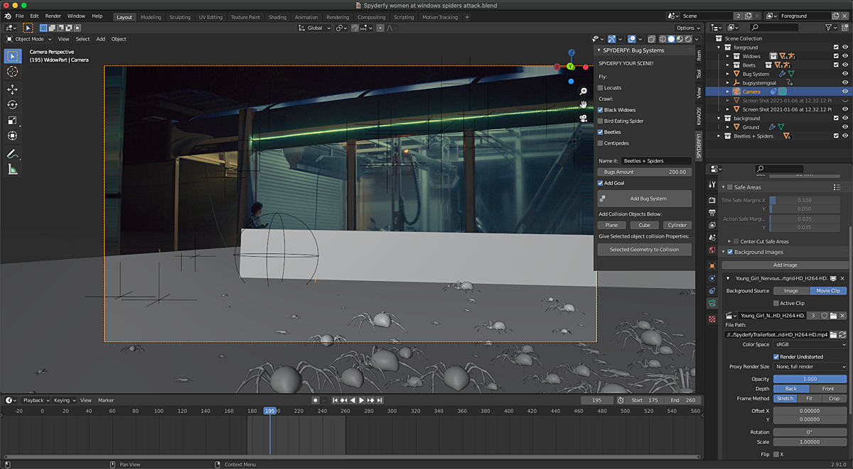 SPYDERFY: Boid Systems Add-on! - Blender Market