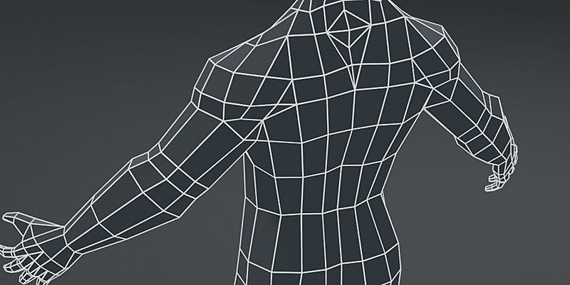 Muscular Human Body Base Mesh 3D Model Pack 1000 Polygons - Blender Market
