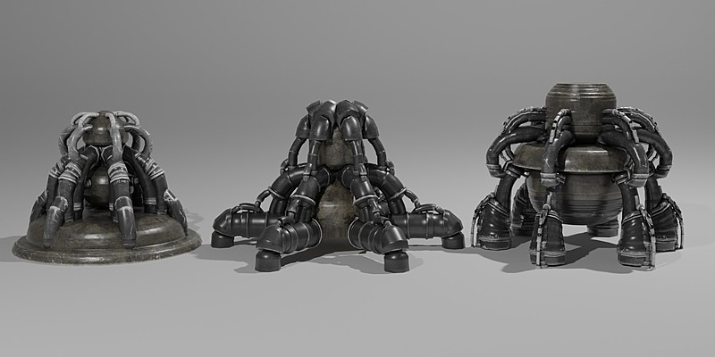 Sci-fi Modules Packs 1 2 & 3 - Blender Market