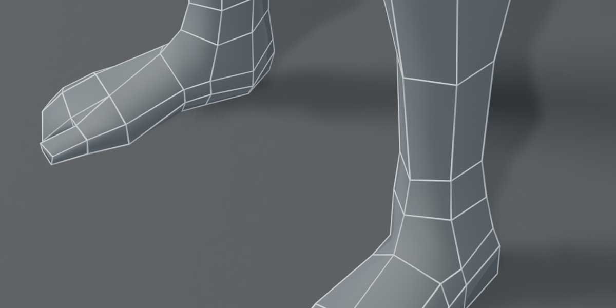 Male and Female Body Base Mesh 3D Model 1000 Polygons - Blender Market
